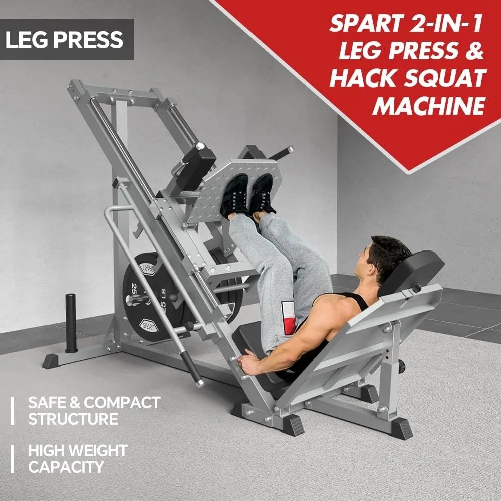 Leg Press Hack Squat Machine – Fitness Frontier