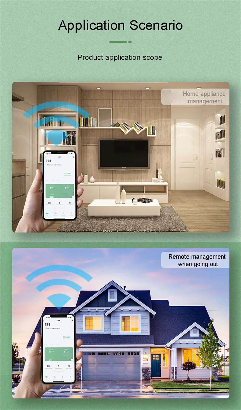 Generic TUYA WiFi Prep Meter Smart Meter Power Monitor Smart Circuit ...