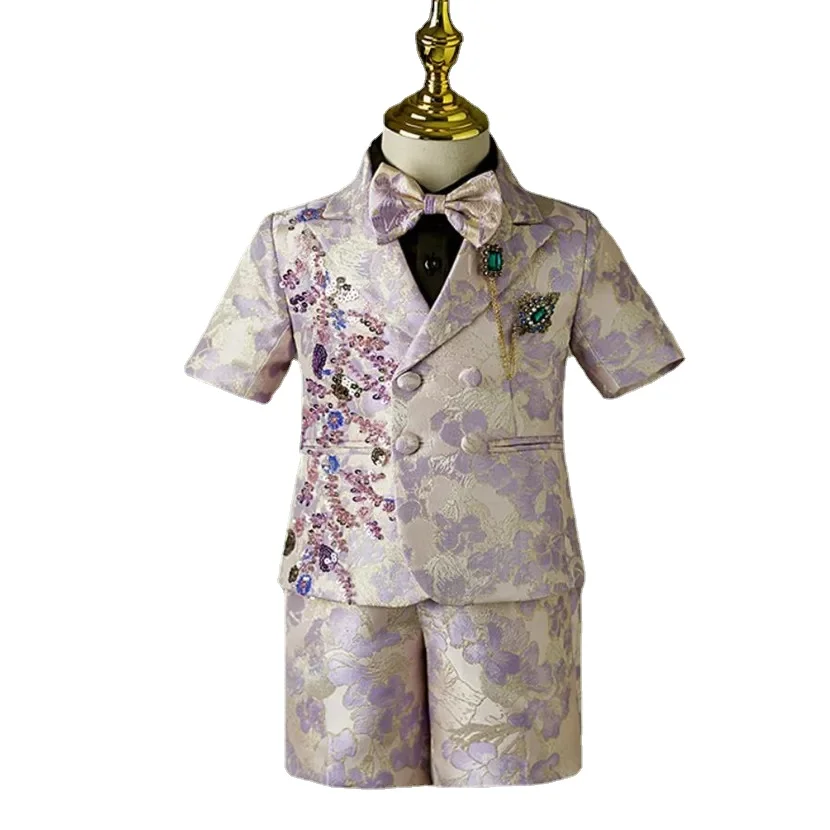 Boys Clothes Fashion Stage Boys' Piano Performance Suits Wedding ...