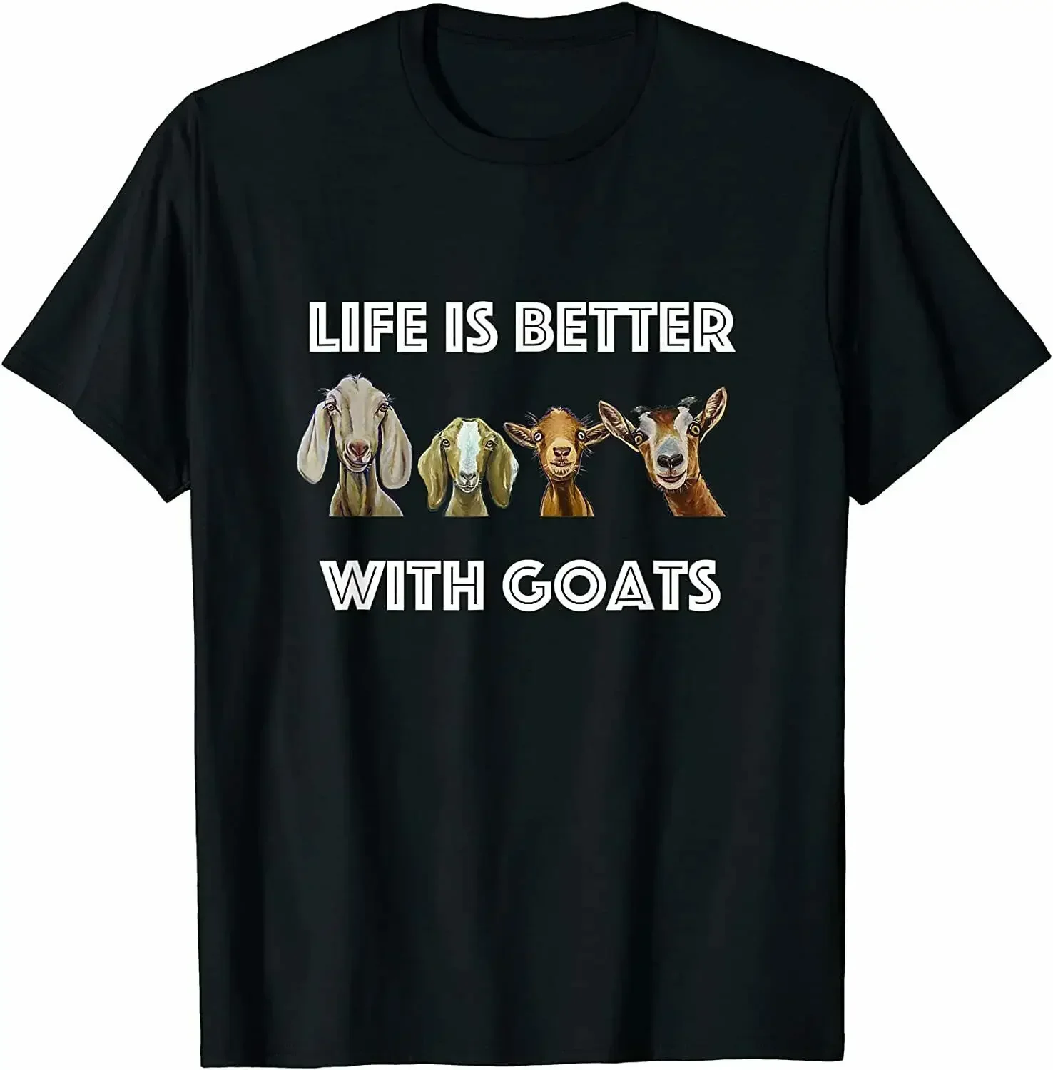 Life-Is-Better-with-Goats-Men-Graphic-Tshirts-Goat-Lover-T-Shirt ...