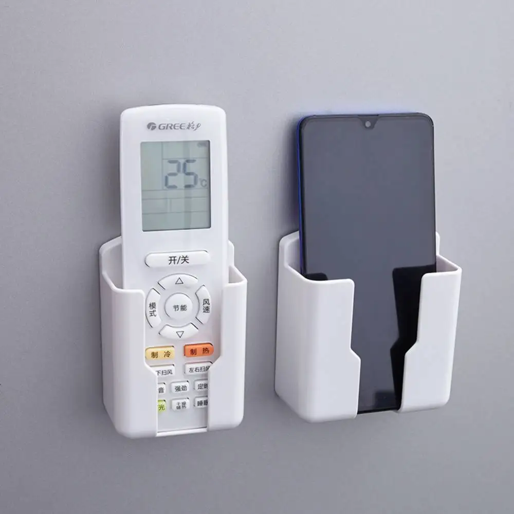 Air-Conditioner-Remote-Holder-Universal-White-Wall-Mounted-Box-Storage ...