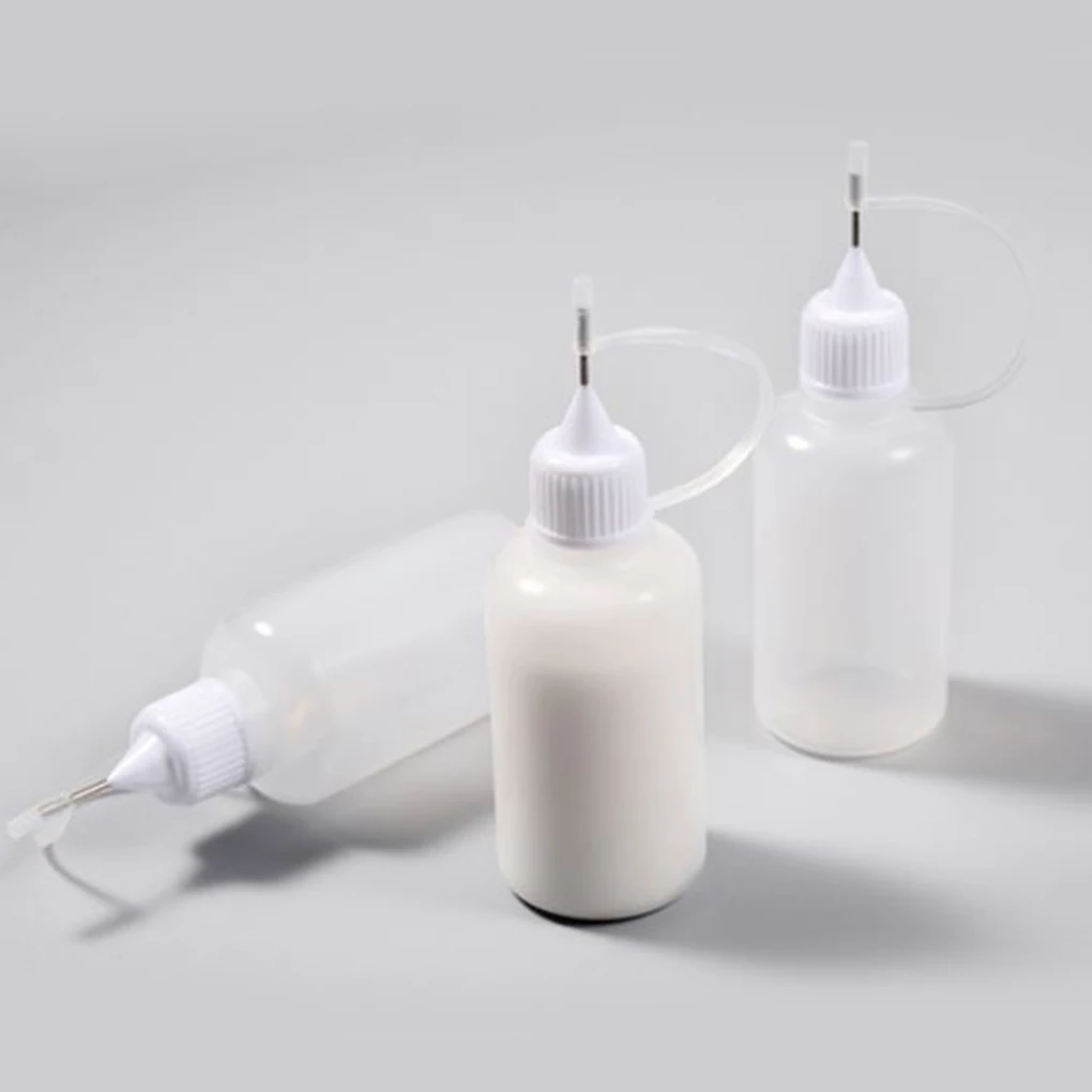 30ml Empty Glue Squeeze Bottles Greeting Cards Scrapbooking Translucent ...