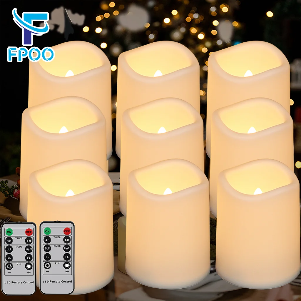 FPOO-Flameless-LED-Candles-Remote-Control-Battery-Operated-Home ...