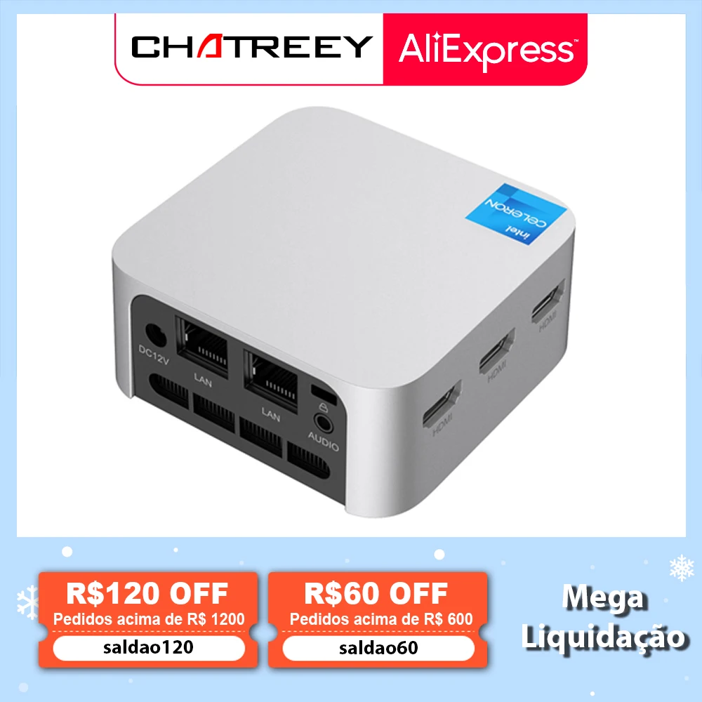 Intel Celeron N5095 Chaterey T8 Pro Mini PC NVMe SSD Windows 11 Ultra ...