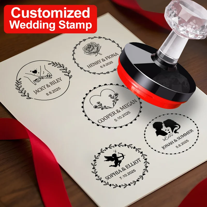 Customized Wedding Seal Stamp for Invitation Card Letter Scrapbooking ...
