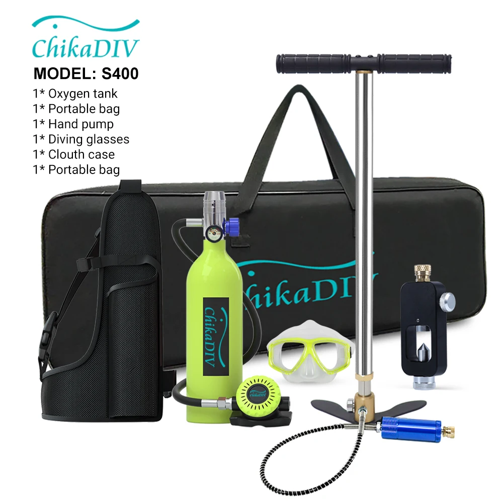 ChikaDiv-C400-C300-Mini-Scuba-Tank-Diving-Equipment-Oxygen-Cylinder ...