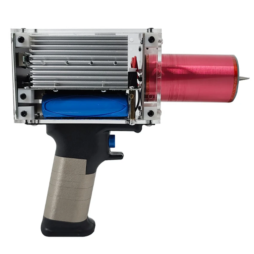 Third-Generation-Plus-80W-6A-Tesla-Coil-Gun-Portable-Handheld-Tesla ...