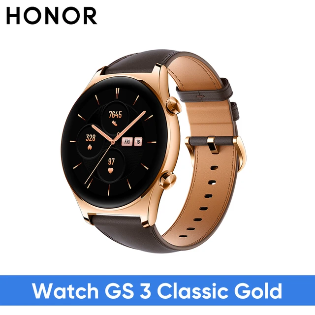 HONOR Watch GS 3 Global Version 3D-Curved Glass SmartWatch GS3 1.43 ...