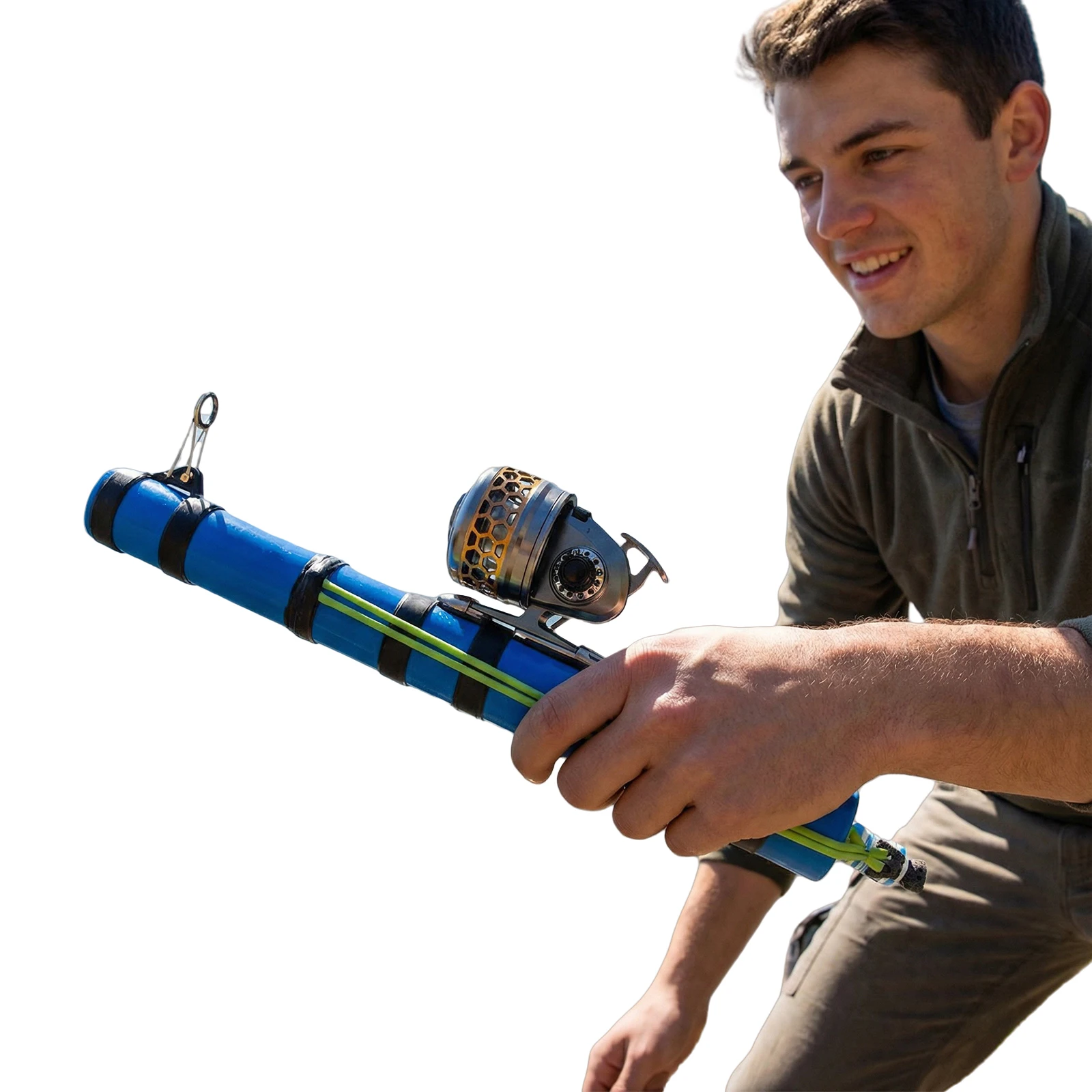 Fishing Catapult Rod Reusable Lure Launcher Fishings Tool Multi-Purpose ...