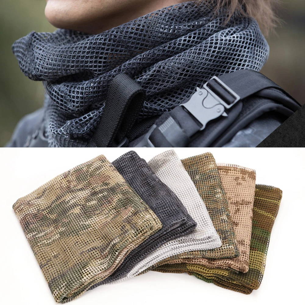 Tactical-Scarf-Camouflage-Mesh-Net-Scarves-Camo-Scarves-Outdoor-Sport ...