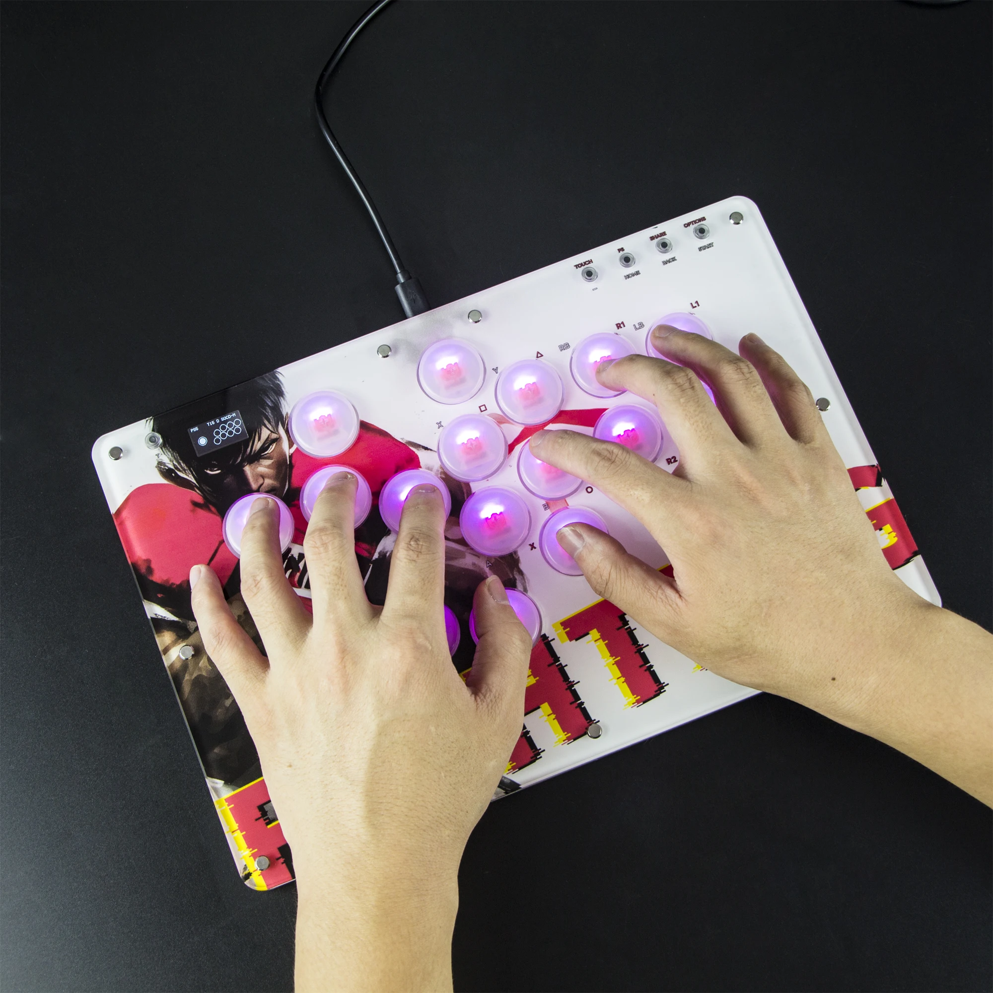 R16-Leverless-Controller-Hitbox-Fighting-Gaming-Joystick-For-PC-PS3-PS4 ...