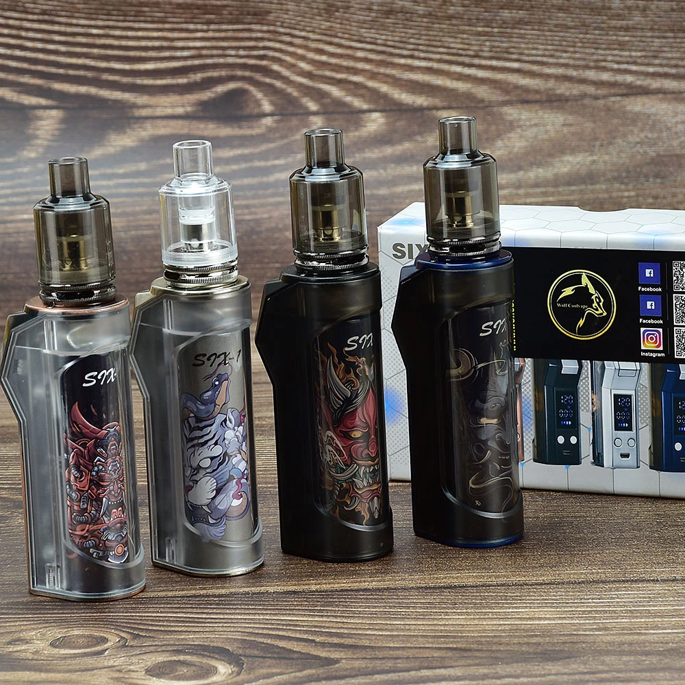 Vape 120w Box Mod Kit 2200mah Battery 2.5ml Atomizer Oled Screen ...