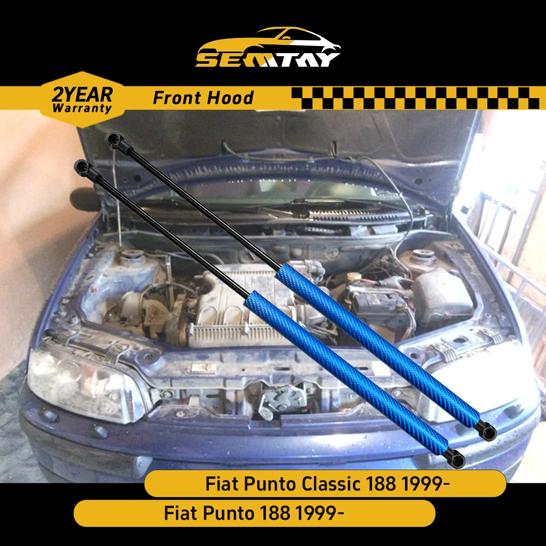 SEMTAY Hood Struts for Fiat Punto Classic 188/Punto 188 1999- Bonnet ...