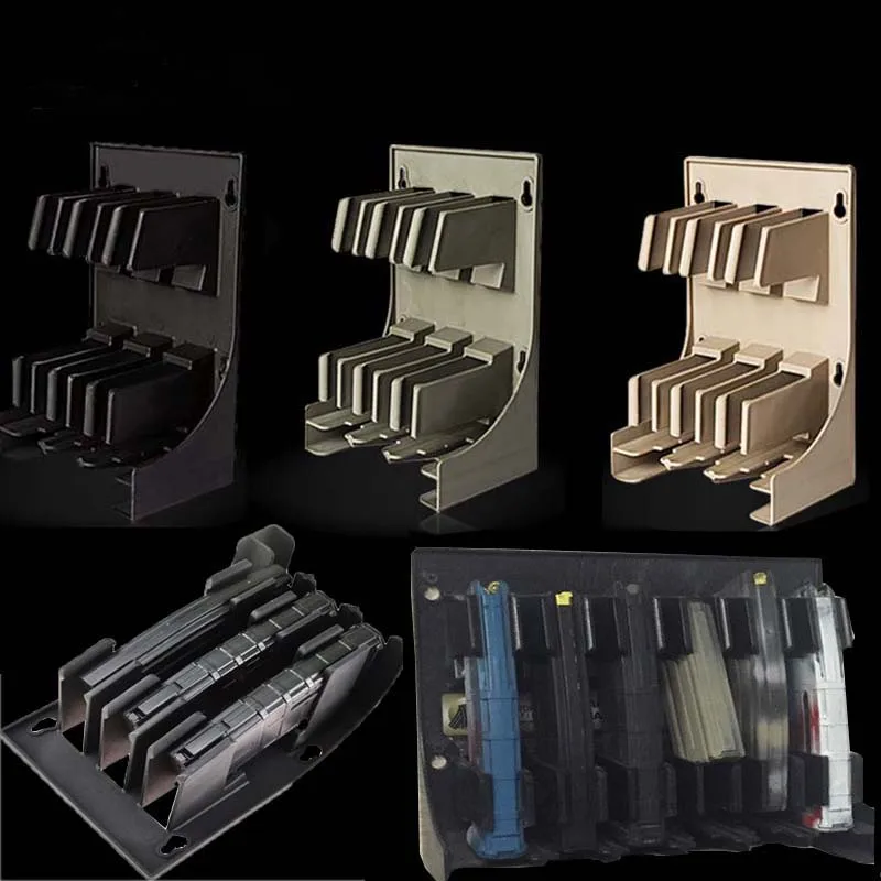 Tactical-Polymer-Hard-Standard-Mag-Holder-Wall-Mount-Magazine-Storage ...
