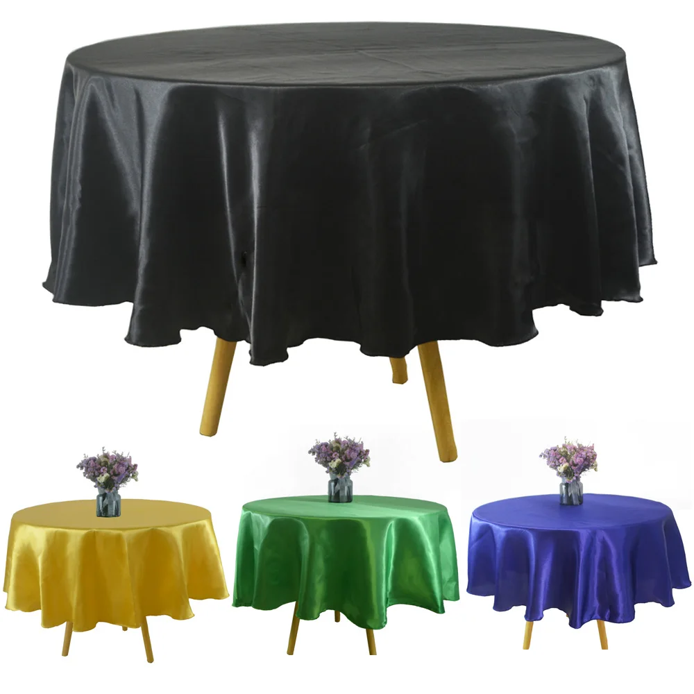 Satin-Round-Table-Cloth-For-Wedding-Party-Decoration-Restaurant ...
