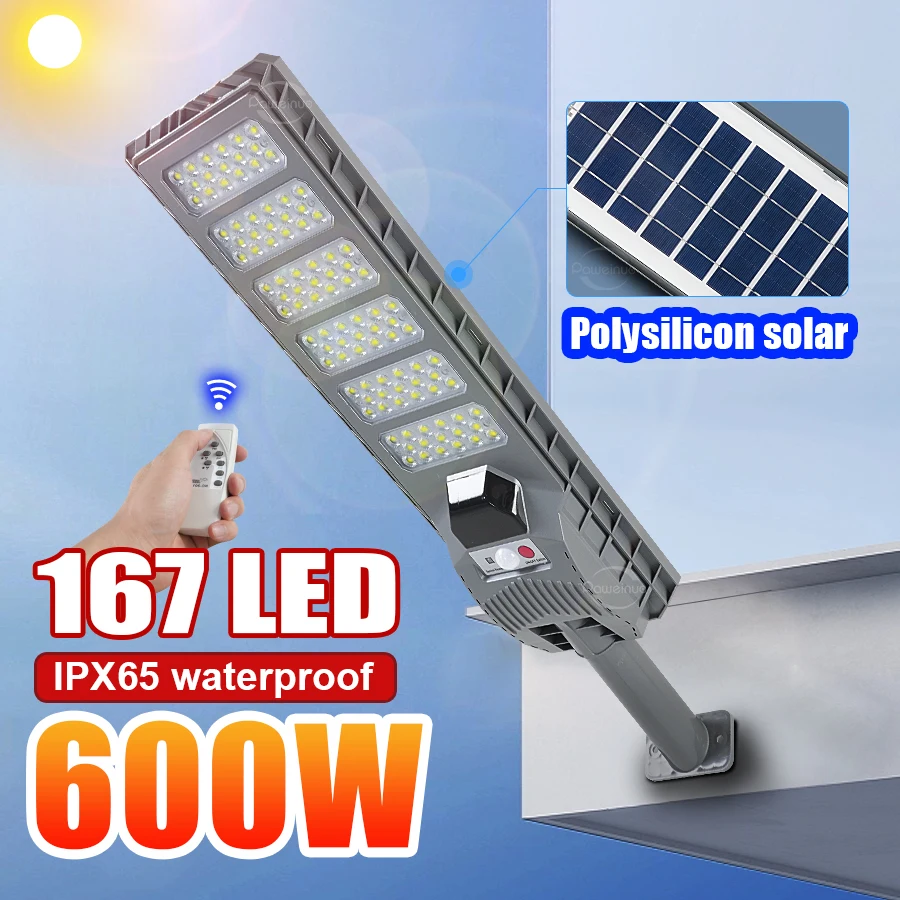 Luces-LED-solares-ultrabrillantes-para-exteriores-IPX65-foco-LED-Solar ...