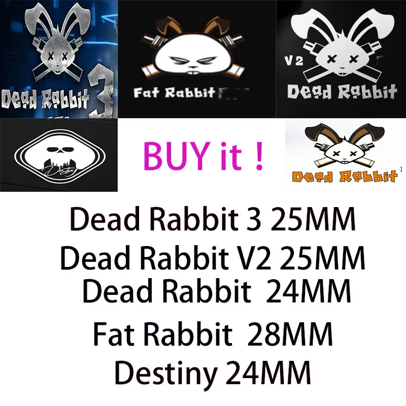 Piezas-de-motocicleta-Dead-Rabbit-3-v3-v2-fat-Rabbit-destino-ammit-bskr ...