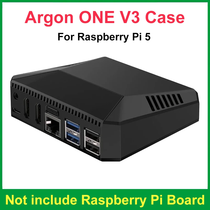 Argon-ONE-V3-Case-for-Raspberry-Pi-5-Aluminum-Enclosure-Shell-Bulit-in ...