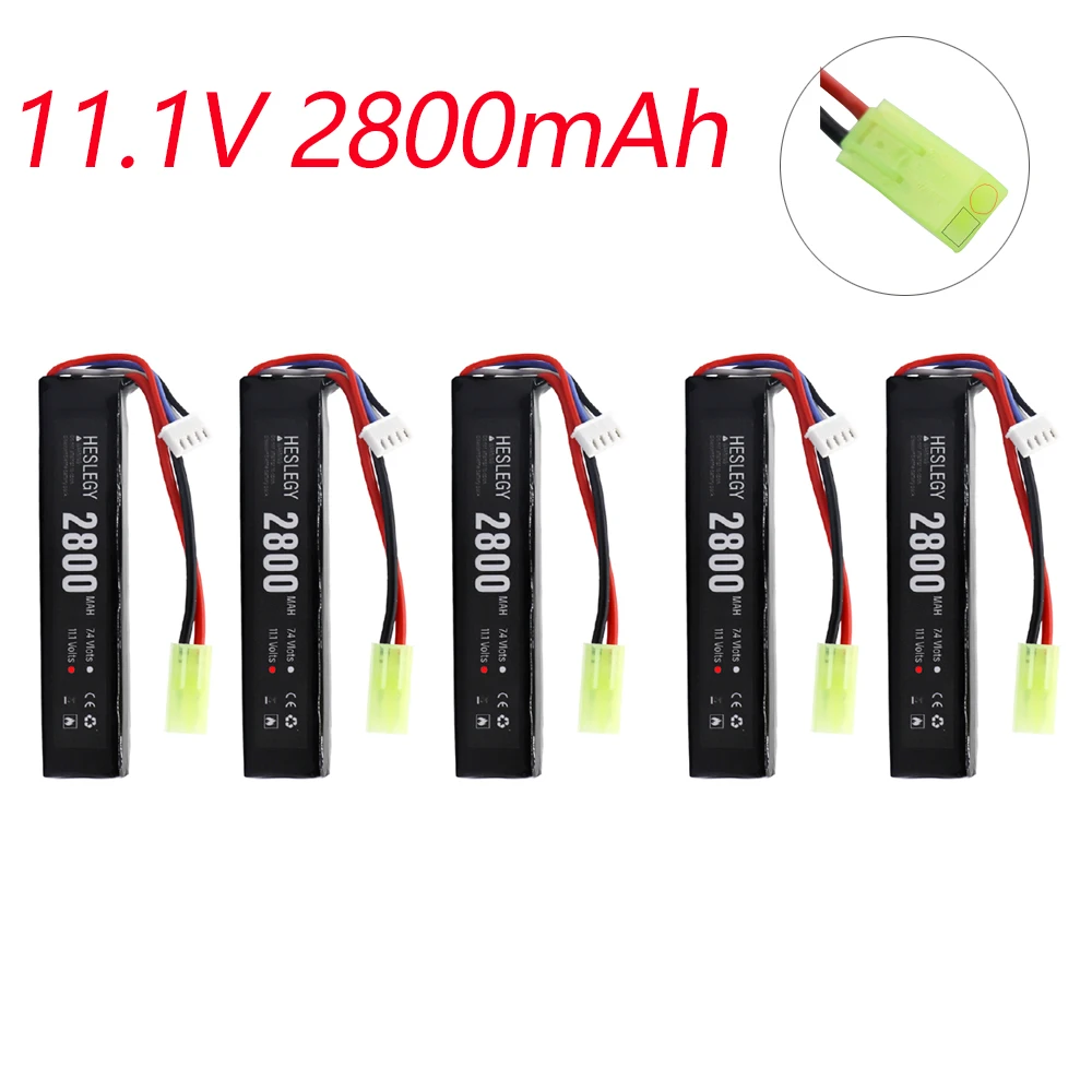 Water-Gun-3S-11-1V-2800mAh-Lipo-Battery-for-Mini-Airsoft-BB-Air-Pistol ...