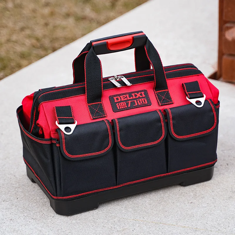 DELIXI-ELECTRIC-Oxford-Canvas-Tool-Bag-Multi-pocket-Storage-Household ...