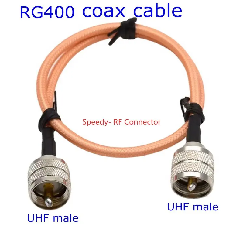 RG400-Double-Shielded-Cable-UHF-PL259-Male-Plug-To-UHF-PL259-Male-Plug ...
