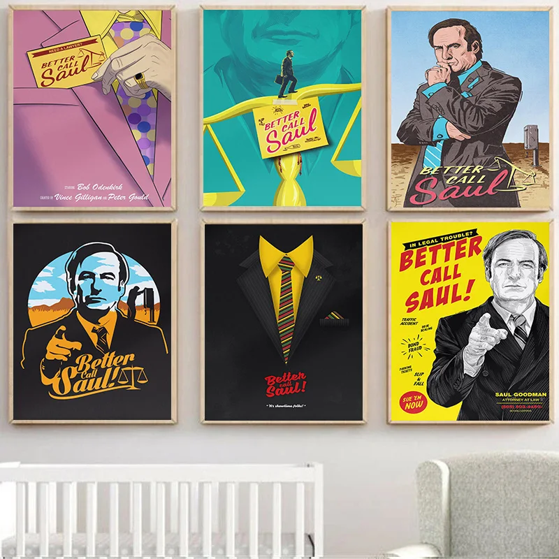 Better Call Saul American Goodman TV Series Classic Movie Poster Print ...