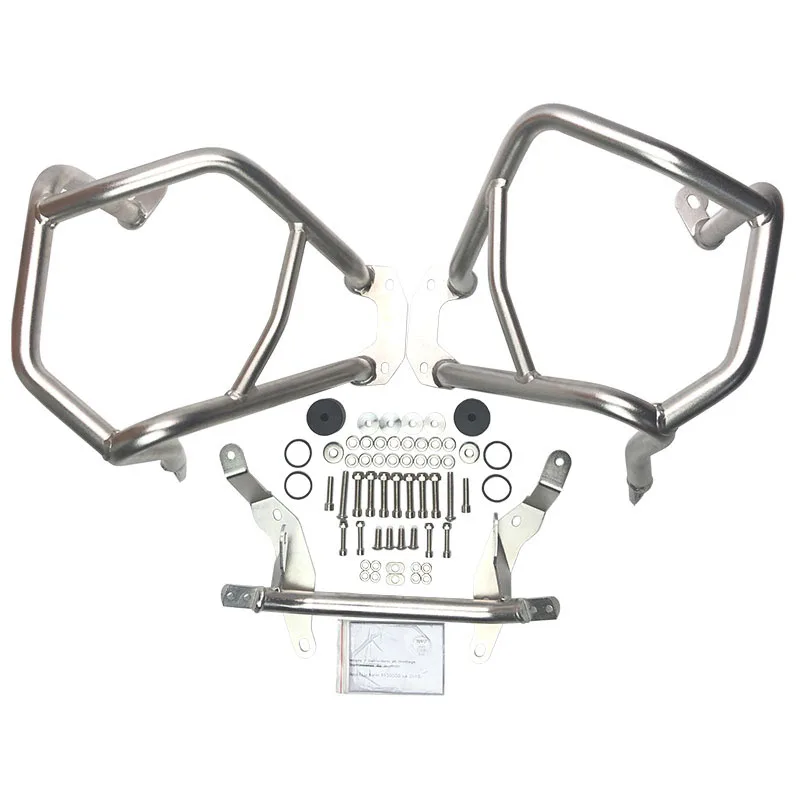 Motorcycle-Crash-Bar-Protector-Upper-Lower-Engine-Guard-Aluminium-Steel ...