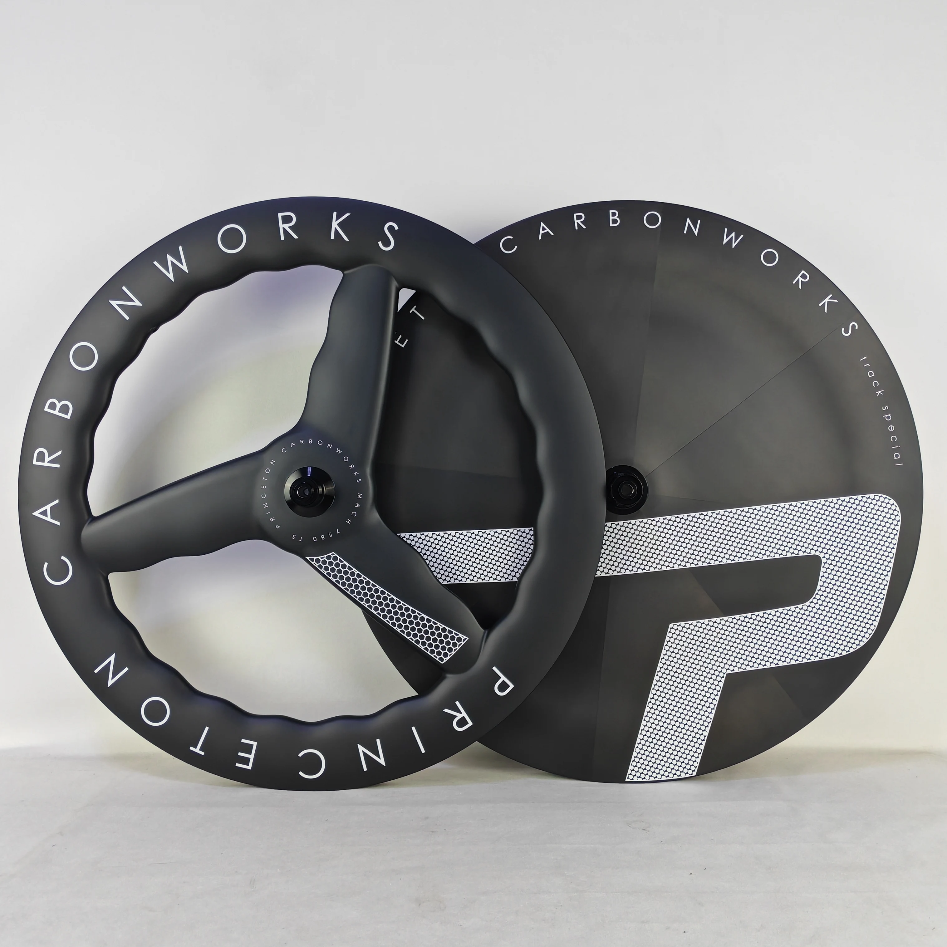 700C-Princeton-Time-Trial-Road-Track-TT-Bicycle-Front-wave-3-Spoke-Rear ...