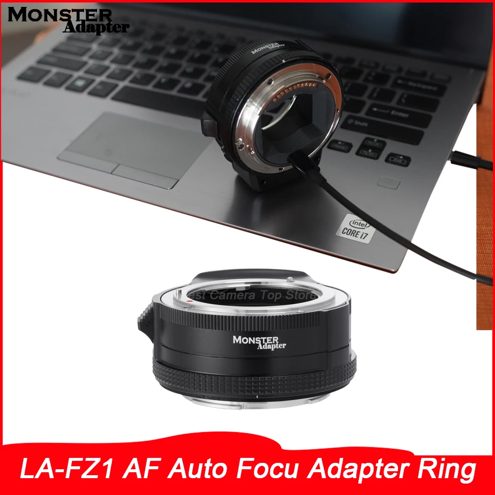 MonsterAdapter LA-FZ1 AF Lens Adapter for Nikon F to Z Mount, Smooth ...
