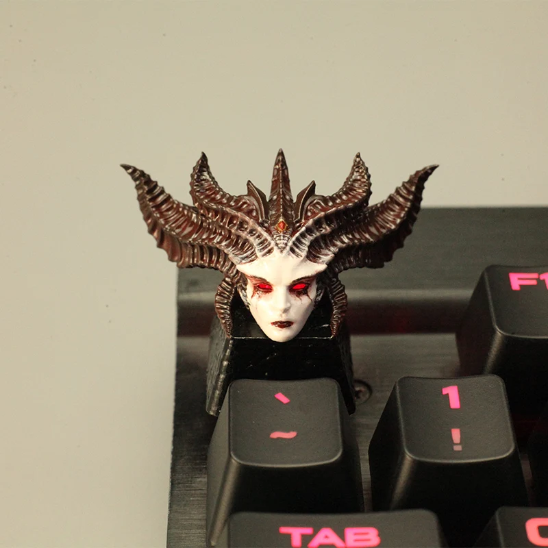 IDeal-3D-Lilith-Resin-Keycaps-Night-Demon-Queen-Vampire-Backlit-Keycap ...