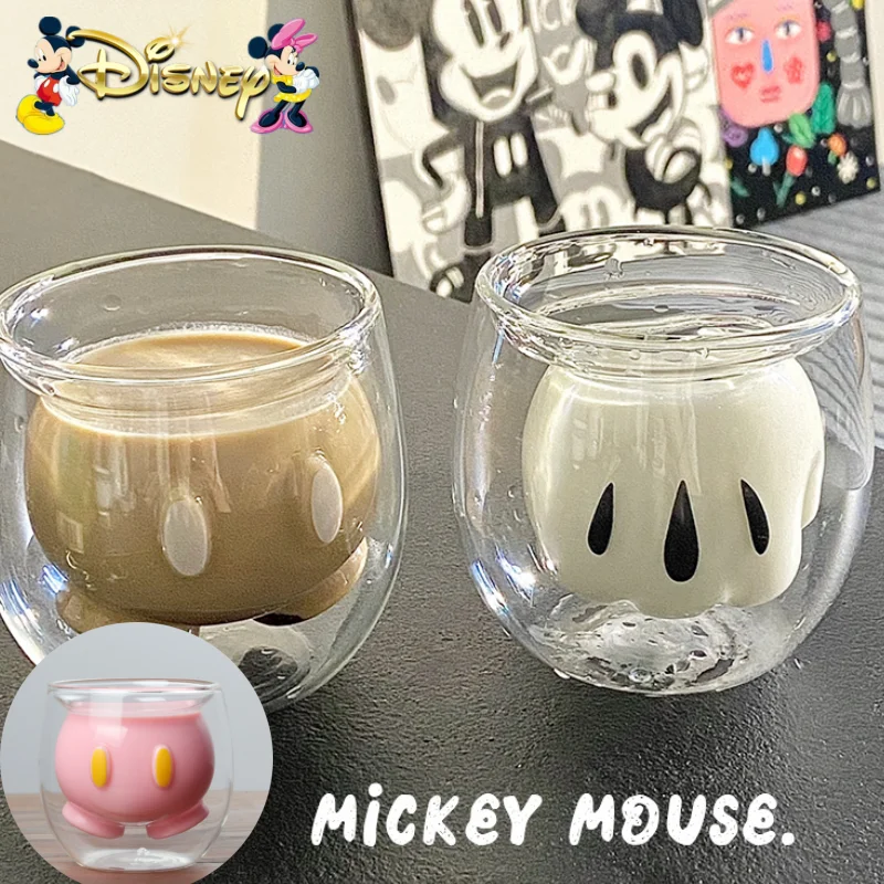 Disney-Mickey-Mouse-Creative-Coffee-Mug-Double-Wall-Milk-Ins-Cup-Cute ...
