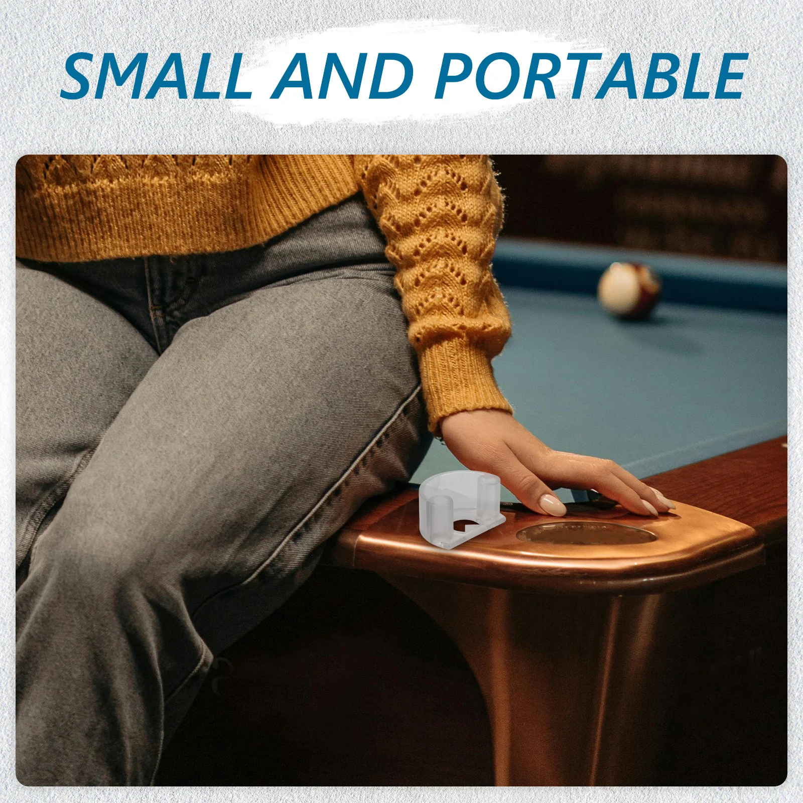 2Pcs Clear Billiard Chalk Holder Locator Functional Ball Position ...