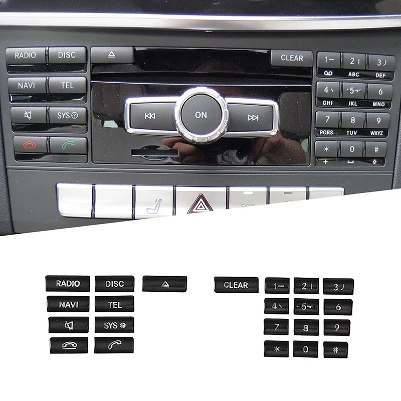 Car-Central-Control-CD-Panel-Button-Decorative-Patch-Trim-Stickers-ABS ...