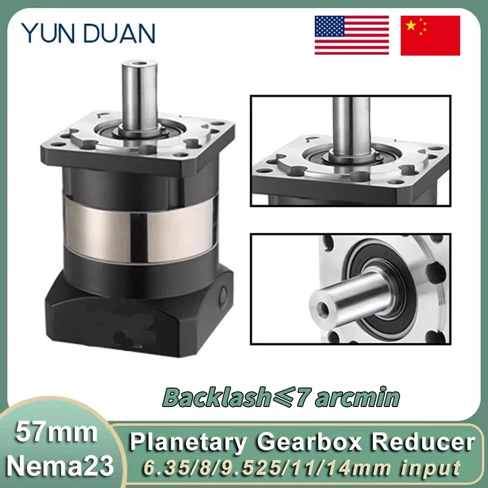 YUN DUAN Nema23 Motor Reducer Planetary Gearbox 57 Motor Gearbox High ...