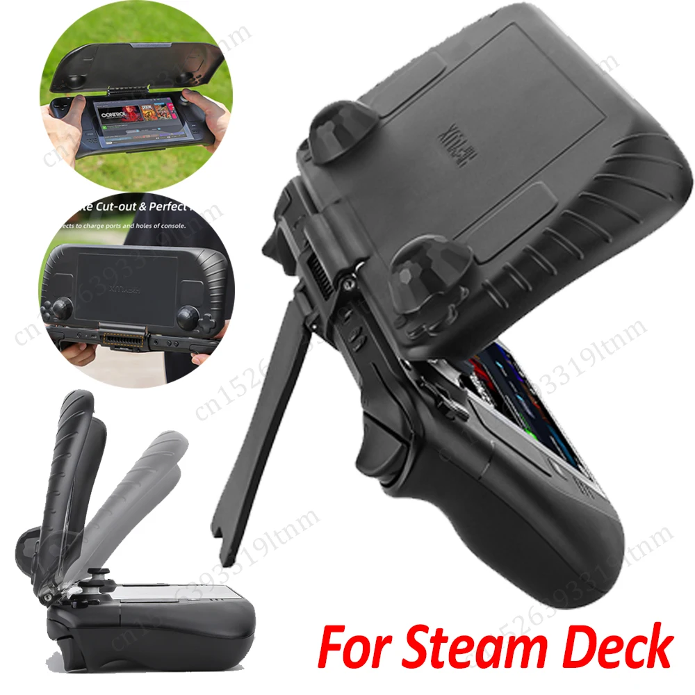 Front Cover for Steam Deck Protective Case With Kickstand Shockproof ...