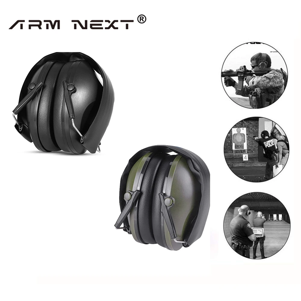 Anti-Noise-Ear-Plugs-Tactical-Hunting-Folding-Ear-Defenders-Ear ...