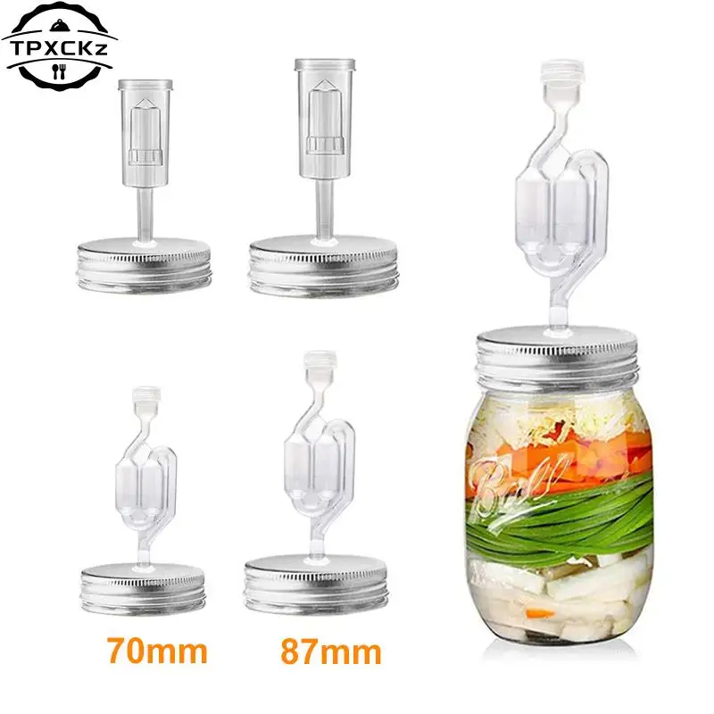 86mm-70mm-Wide-Mouth-Jar-Fermentation-Lid-And-Airlock-For-Preserving ...