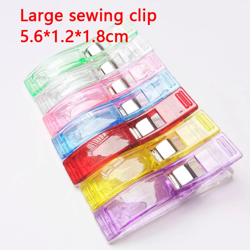 5Pcs-10Pcs-Colorful-Sewing-Clip-Fabric-Clips-Large-Binding-Paper-Clips ...