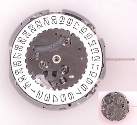 VK63A Quartz Watch Movement Date At 3 O'clock Chronograph Watch ...
