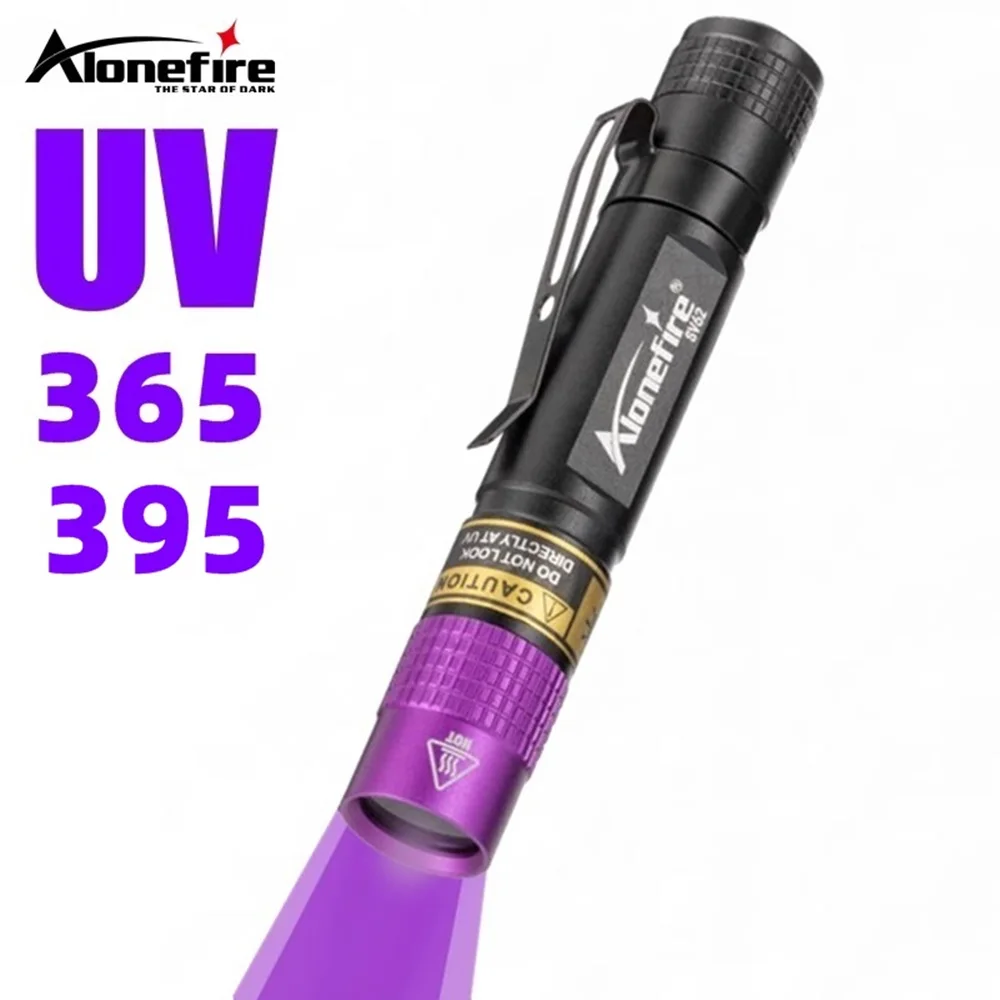 365-395nm-ultraviolette-UV-Taschenlampe-Schwarzlicht-Licht-Geld-Erz ...