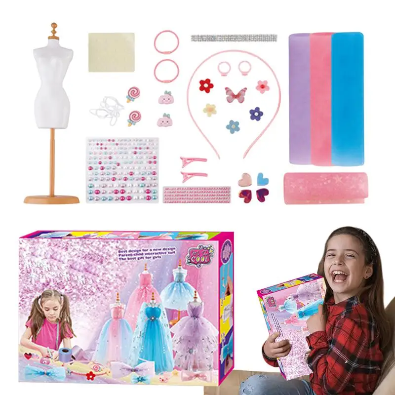 Dress-Design-Craft-Kit-Creative-Dress-Making-Kit-Girls-Crafts-Kit ...