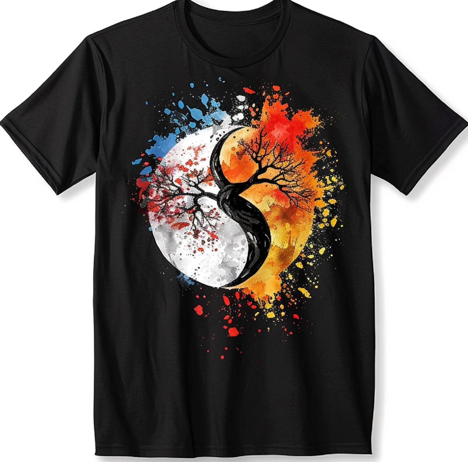 Tree-of-Life-Yin-Yang-T-Shirt-Chinese-Yin-yang-Tai-Chi-Means-Harmonious ...