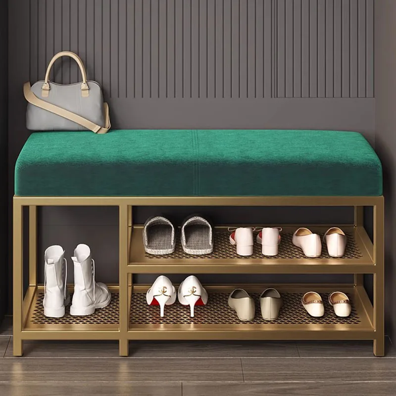 Luxury-Storage-Shoe-Rack-Slim-Display-With-Seat-Entrance-Hall-Shoe-Rack ...