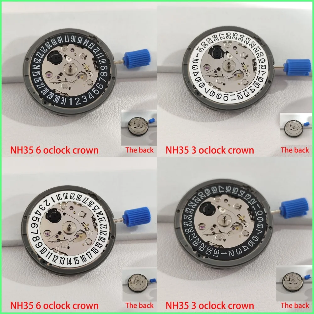 NH-35-Mechanica-Movement-High-Accuracy-Mechanica-Black-White-Date ...