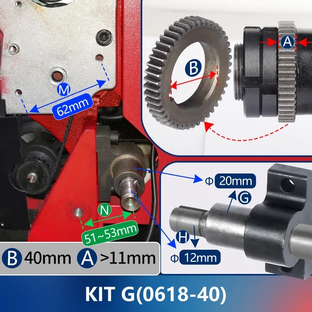 Lathe Electronic Leadscrew/Electronic Guitar for 38mm Spindle Aperture ...