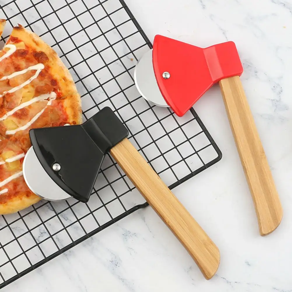 Practical-Pizza-Wheel-Smooth-Pizza-Slicer-Comfortable-Grip-Cut-Axe ...