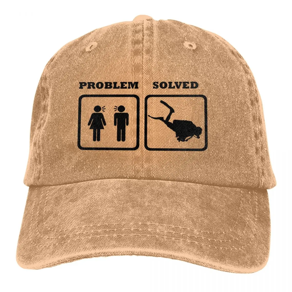 Pure-Color-Cowboy-Hats-PROBLEM-SOLVED-WIFE-SHOUTING-AT-DIVER-Hat-Sun ...
