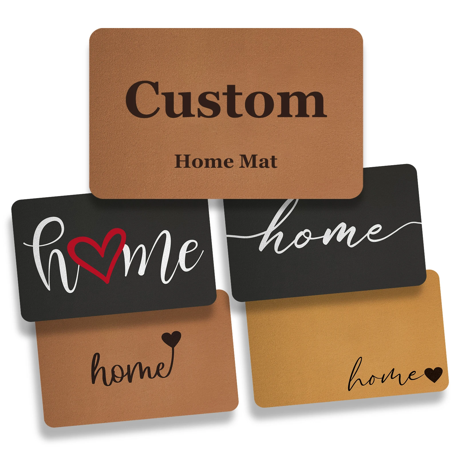 Custom-Doormat-wiht-Personalized-Design-Entrance-Welcome-Mat-Hallway ...
