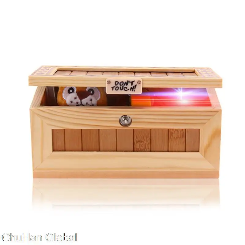 ChuHan-Wooden-Electronic-Useless-Box-Stress-Reduction-Funny-Tiger ...