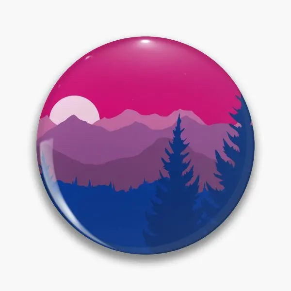 Subtle-Bisexual-Pride-Flag-Mountainscape-Soft-Button-Pin-Lover-Women ...